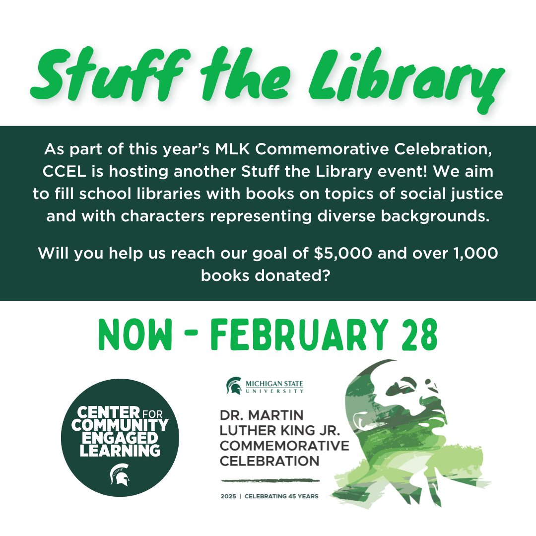 Stuff the Library Book Drive: Dr. Martin Luther King Commemorative ...